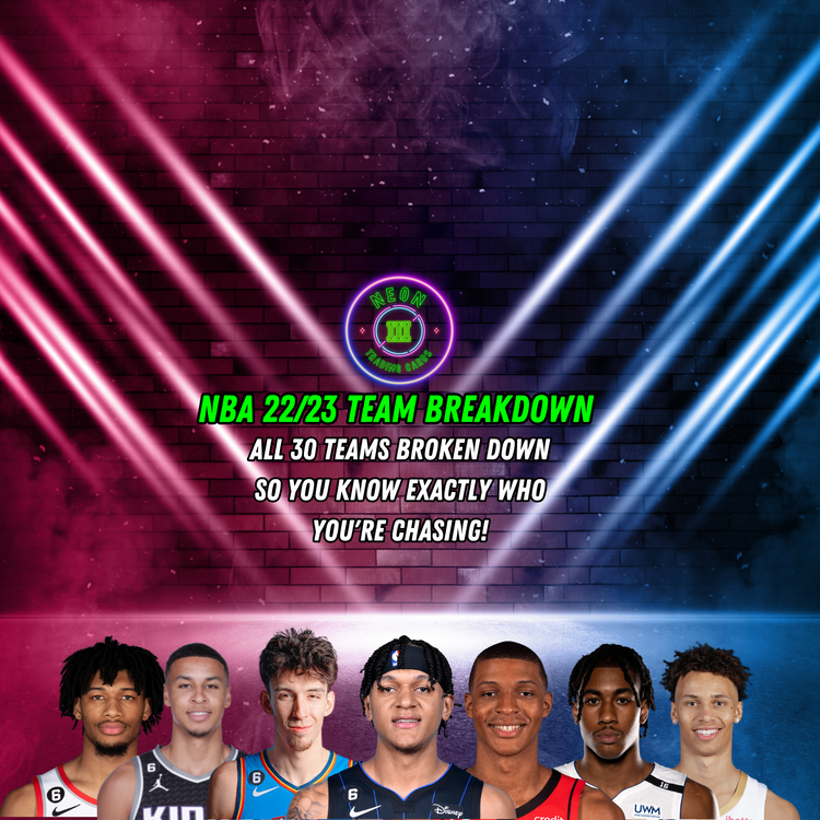 NBA 22/23 Team Breakdown - A Full Guide of Rookies & Stars! – Neon ...