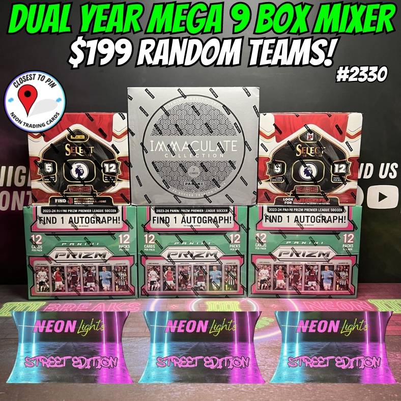 Break 2330 - Dual Year Immaculate 9 Box Mixer - Random Teams - $199 a ...