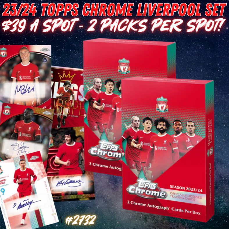 Break 2732 - 23/24 Liverpool Chrome Team Set - Random Packs – Neon ...