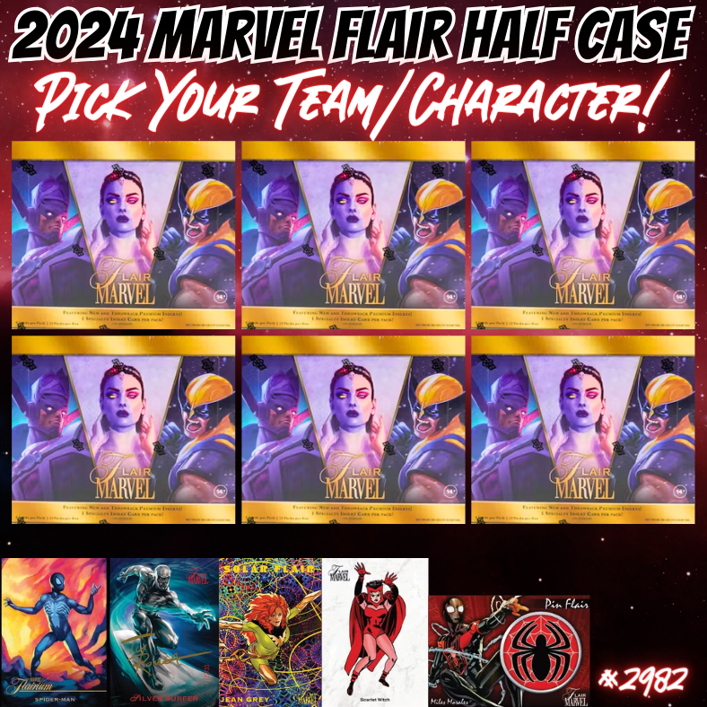 Break 2982 - 2024 Marvel Flair HALF CASE - Pick Your Character/Team ...