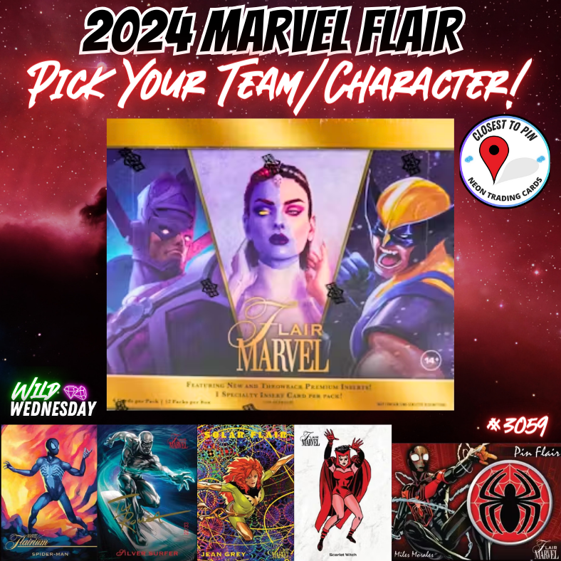 Break 3059 - 2024 Marvel Flair - Pick Your Character/Team! – Neon ...
