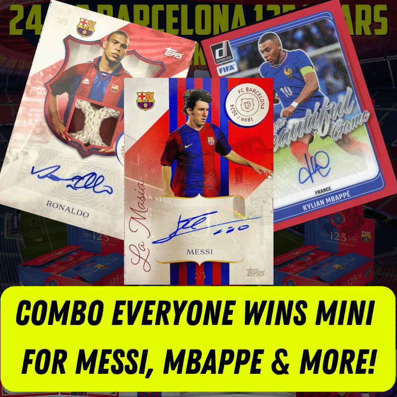 Combo EVERYONE WINS Mini for Messi, Mbappe & More in Soccer Breaks 423 ...