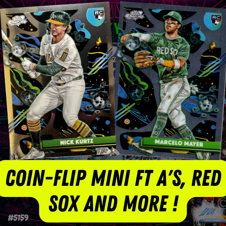 Coin-flip mini ft A's, Red Sox and More in Break 5167 - 2025 MLB Cosmi ...